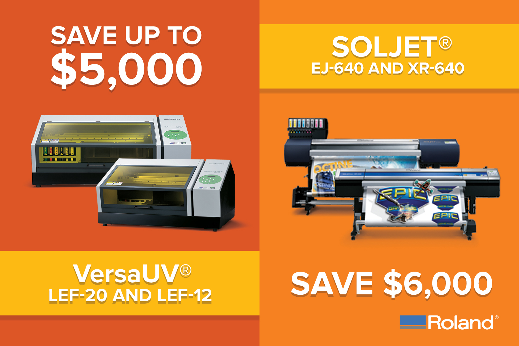 Roland DGA Announces New Product Promotions | Roland