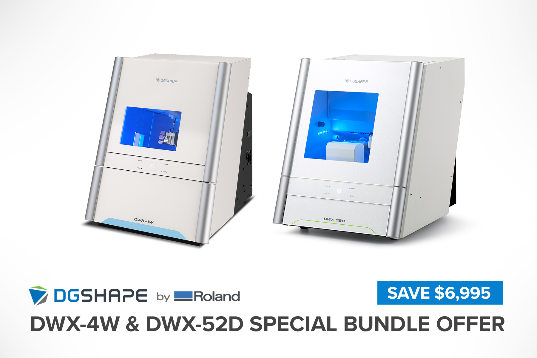 Roland DGA Announces New DWX-4W Wet Mill and DWX-52D Dry Mill Bundle Offer | Roland